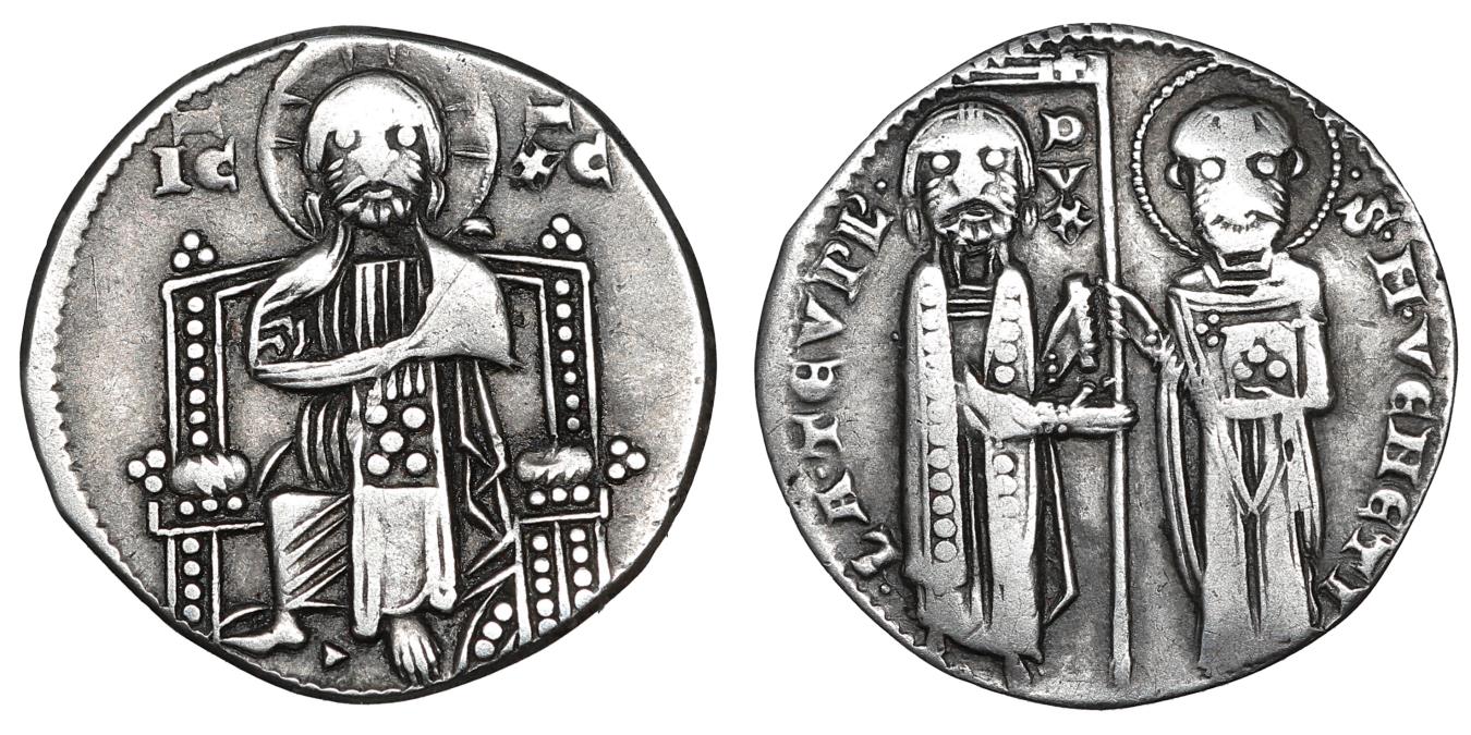 Venice Lorenzo Tiepolo 1268-1275 Grosso XF+ | European Coins