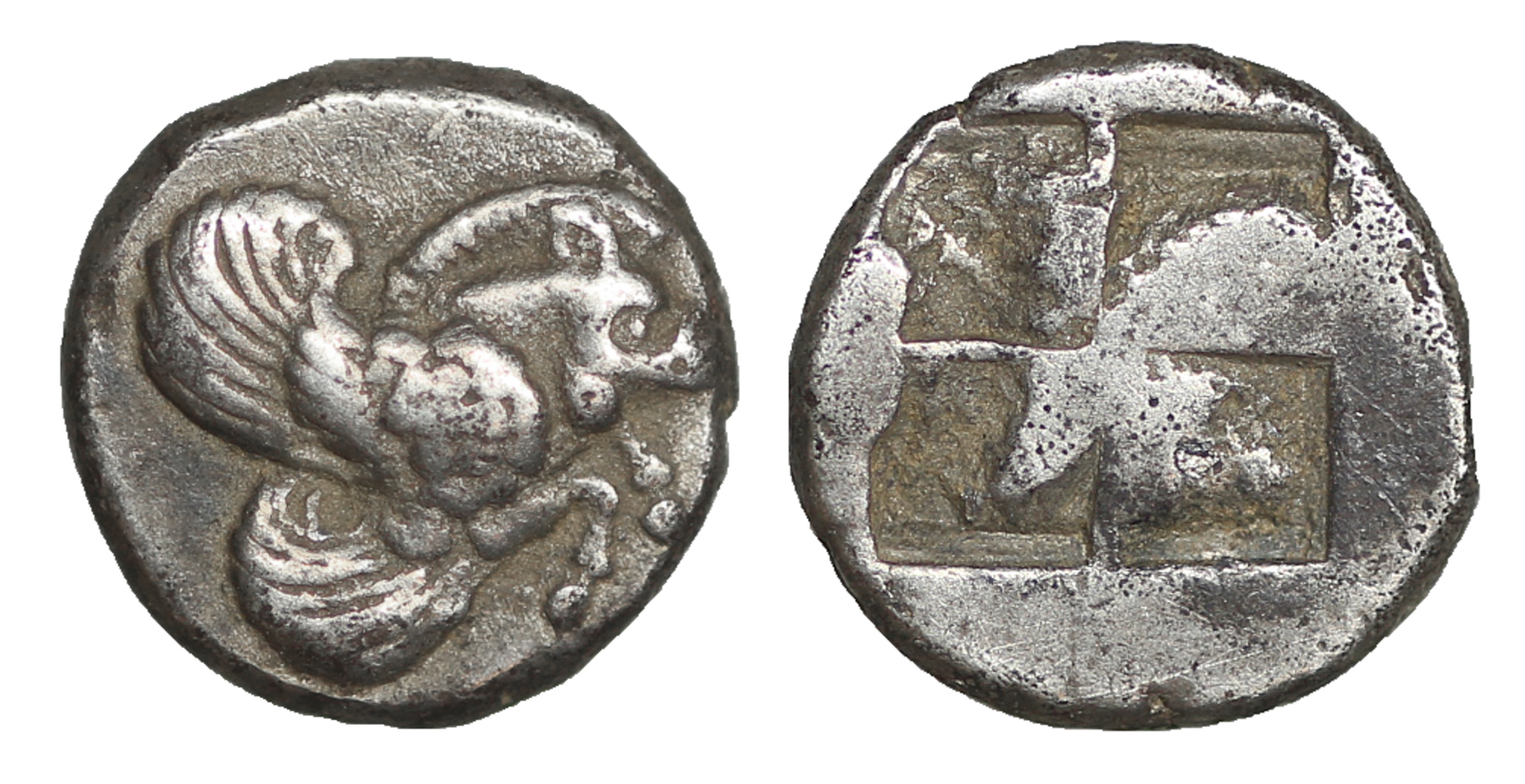IONIA Klazomenai 499-494 BC AR Diobol XF Greek Coins | Greek Coins