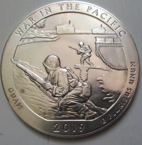 UNITED STATES 5 Oz silver medal 2019 War in the Pacific, National ...