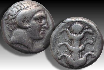 AR didrachm KYRENAICA / Cyrenaica - Kyrene / Cyrene, time of Magas ...
