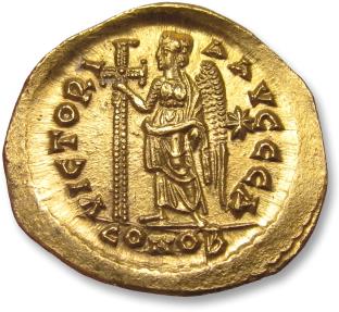 AV solidus Marcian / Marcianus, Constantinople mint, 1st officina 450 ...