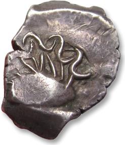 AR silver drachm circa 200-50 B.C. Southern Gaul, Volcae-Tectosages