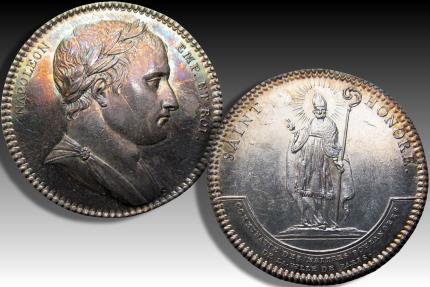 1810 A.D. SILVER medal Napoleon I Bonaparte: the Community of Master ...
