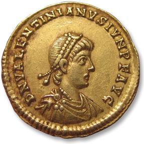 Solidus Valentinianus II / Valentinian II Treveri (Trier) mint circa ...