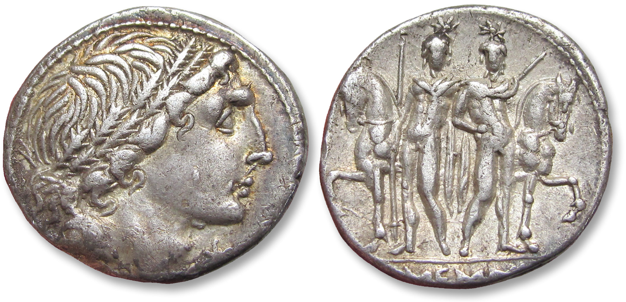 AR silver denarius L. Memmius, Rome mint 109-108 B.C. | Roman ...