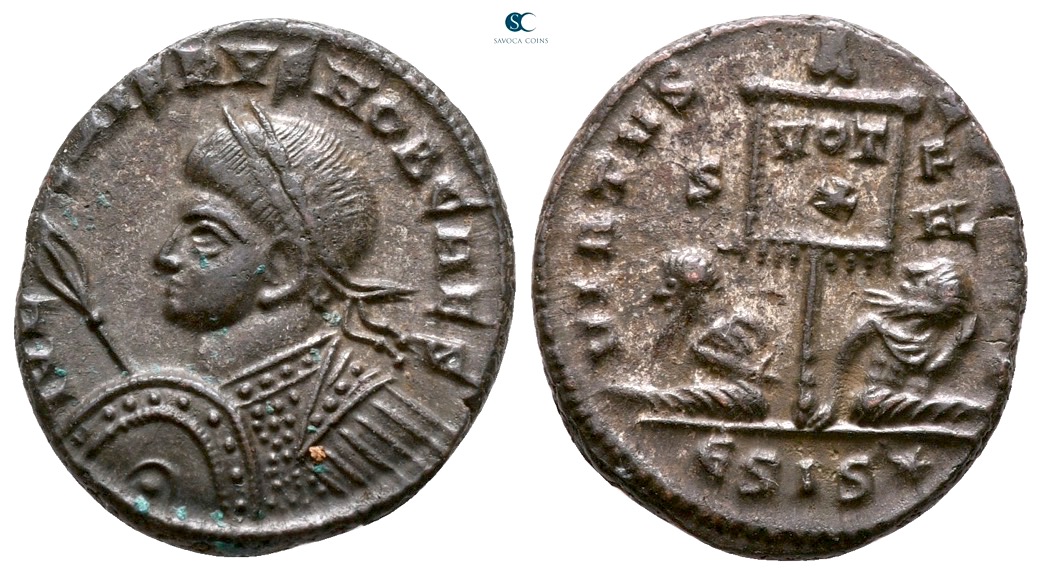 Crispus, Caesar 317-326 AD. Follis Siscia | Roman Imperial Coins