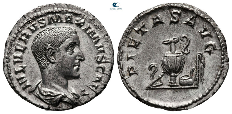 Maximus, Caesar AD 236-238. Struck AD 235-236. Rome Denarius AR
