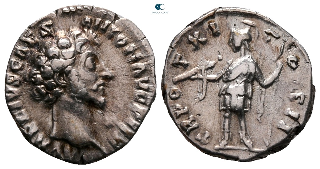 Marcus Aurelius, as Caesar, 139-161. Denarius Rome | Roman Imperial Coins