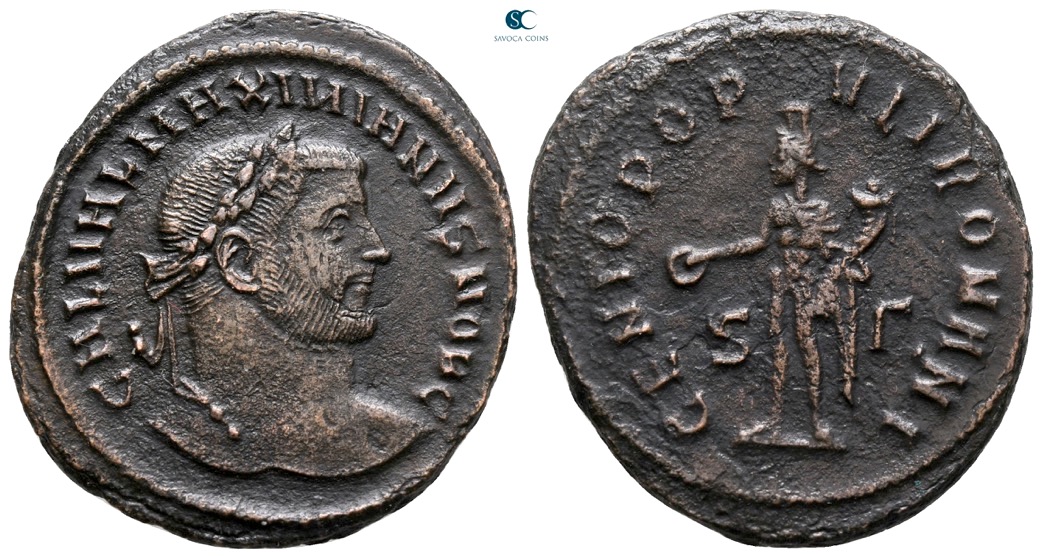 Galerius, as Caesar, 293-305. Follis Siscia | Roman Imperial Coins