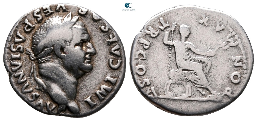 Vespasian, 69-79. Denarius Rome | Roman Imperial Coins