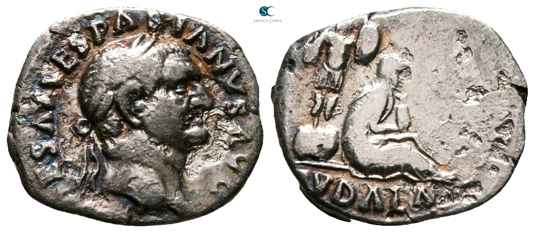 Vespasian, 69-79. Denarius Judaea | Roman Imperial Coins