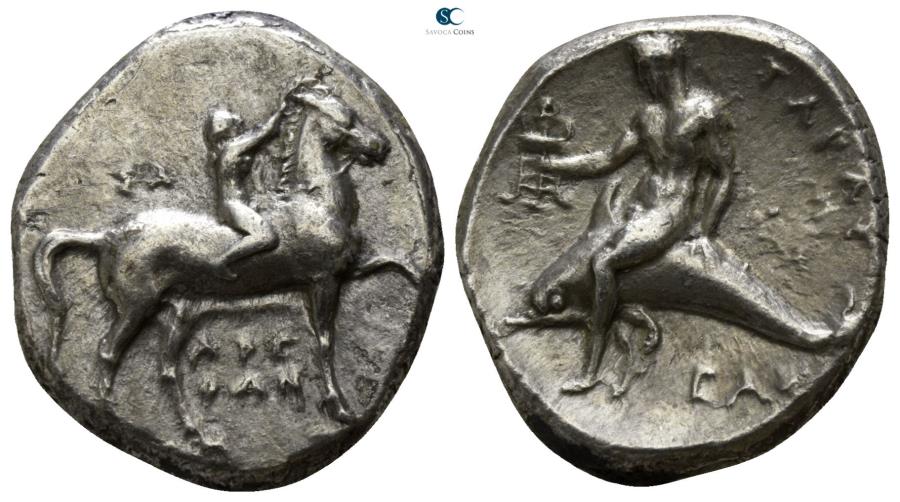 CALABRIA, Tarentum. Nomos (325-280 BC). | Greek Coins