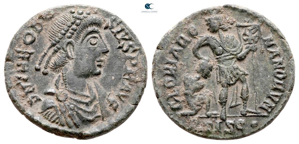 Theodosius I, 379-395. Follis Siscia | Roman Imperial Coins