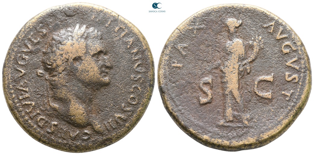 Domitian, as Caesar, Æ Sestertius. | Roman Imperial Coins