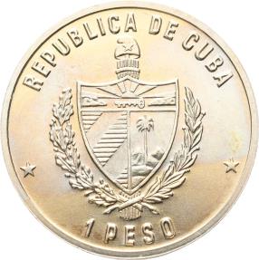 Cuba 1 Peso 1987 70th Anniversary of the Socialist Revolution