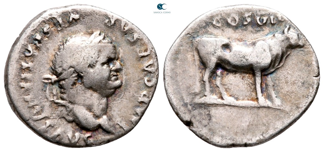 Vespasian, 69-79. Denarius Rome | Roman Imperial Coins