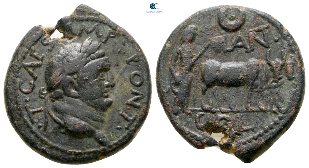 PISIDIA, Antiochia. Titus. As Caesar, AD 69-79. Æ | Roman Imperial Coins