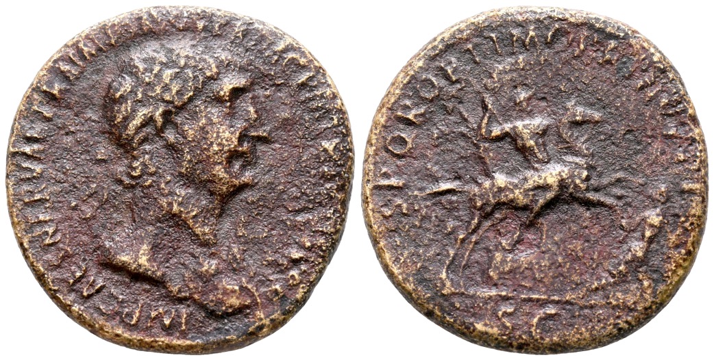 Trajan, 98-117. Sestertius Rome | Roman Imperial Coins