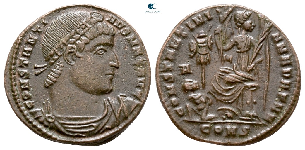 Constantine I, 306-337. Follis Constantinopolis | Roman Imperial Coins