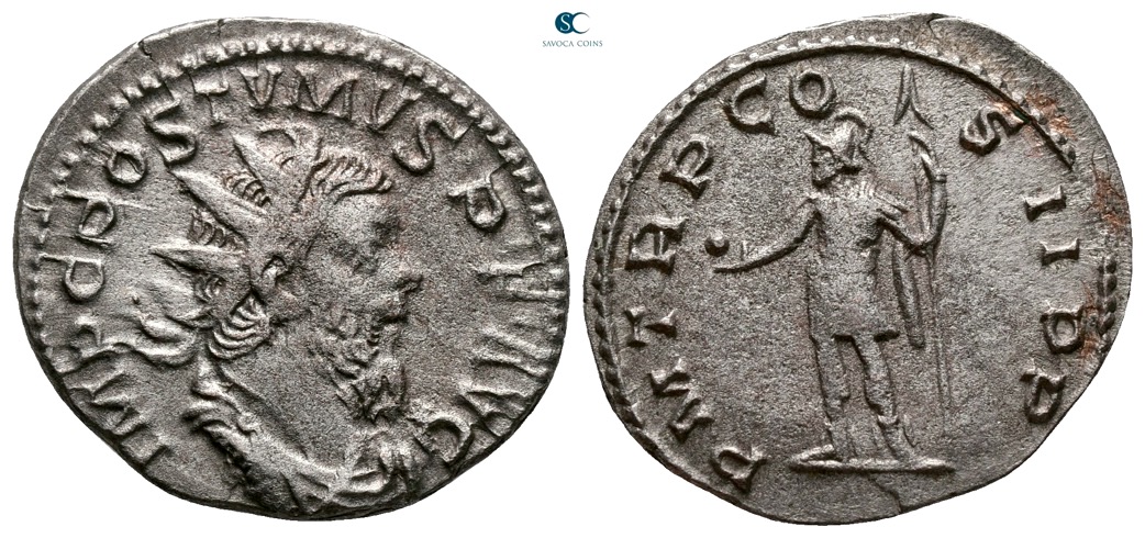Postumus. Romano-Gallic Emperor, AD 260-269. Antoninianus Treveri