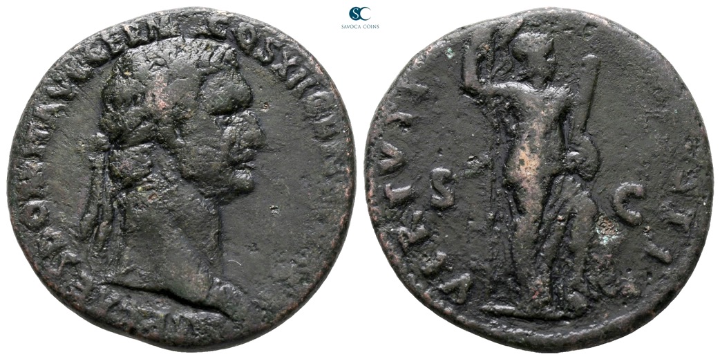 Domitian, 81-96. As Rome | Roman Imperial Coins