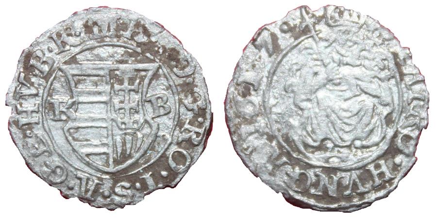 Mathias II - King of Hungary - 1608-1619 - Ag denar 1617 | European Coins