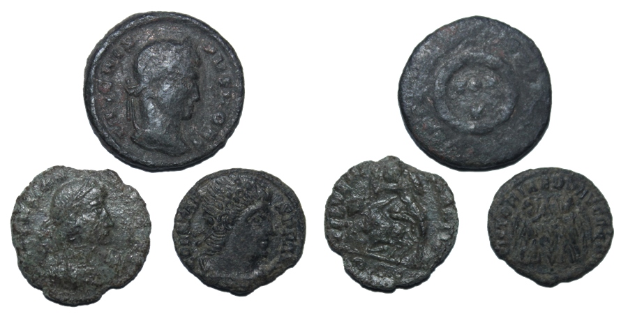 Lot 3 Roman AE coins 4 century AD | Roman Imperial Coins