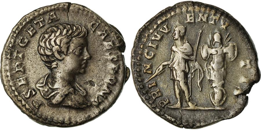 Coin, Geta, Denarius, AD 202-205, Rome, , Silver, RIC:18 | Roman ...