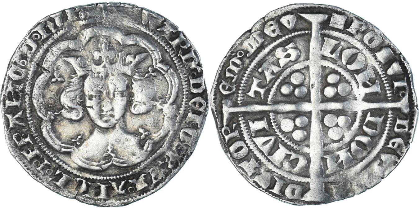Coin, Great Britain, Edward III, Gros, 1327-1377, London, , Silver