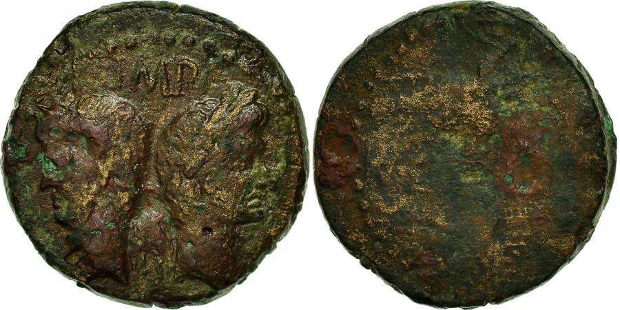 Coin, Augustus, As, Nîmes, , Bronze, RIC:160 | Roman Imperial Coins
