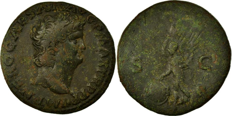 Coin, Nero, As, 66, Rome, , Copper, RIC:543 | Roman Imperial Coins