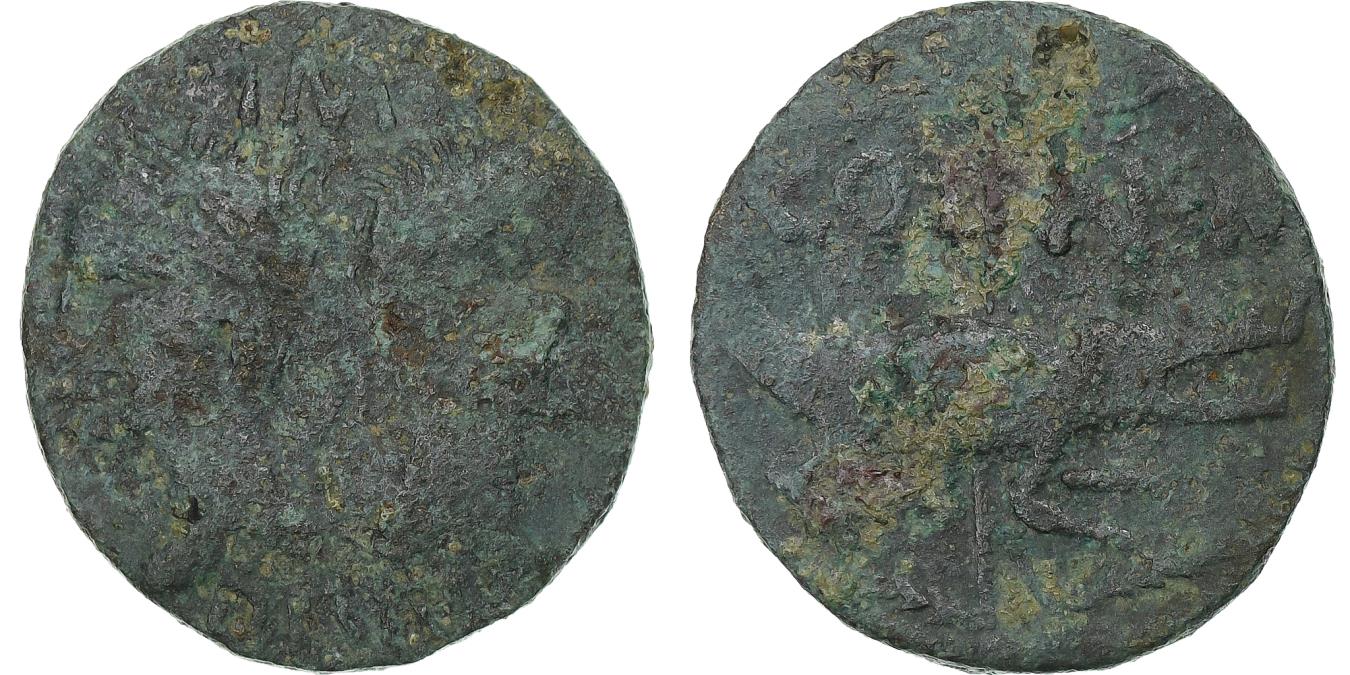 Augustus & Agrippa, As, 27-14 BC, Nîmes, Bronze, | Roman Imperial Coins