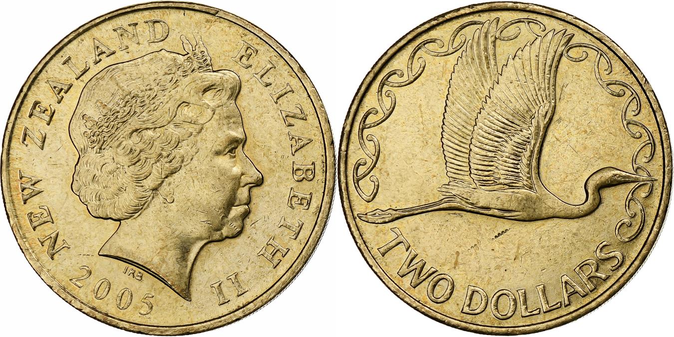 Coin, New Zealand, Elizabeth II, 2 Dollars, 2005, , Aluminum-Bronze