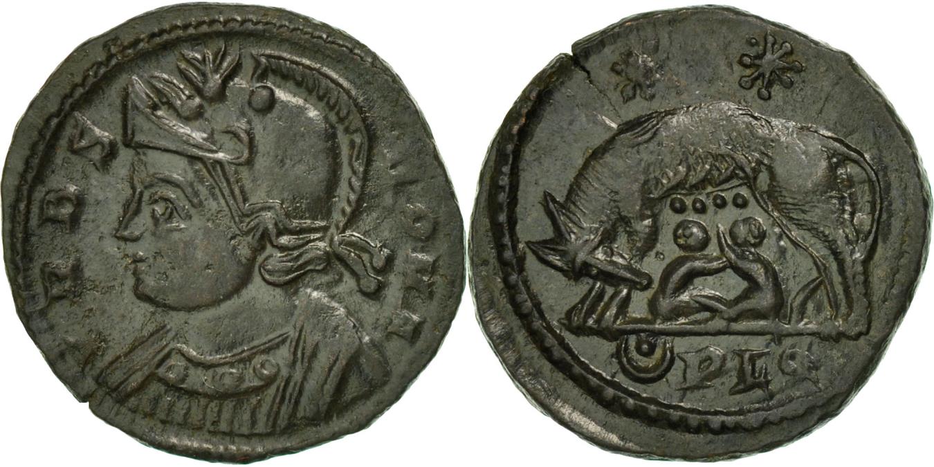 Coin, City Commemoratives, Follis, Lyons, , Bronze, RIC:257 | Roman ...