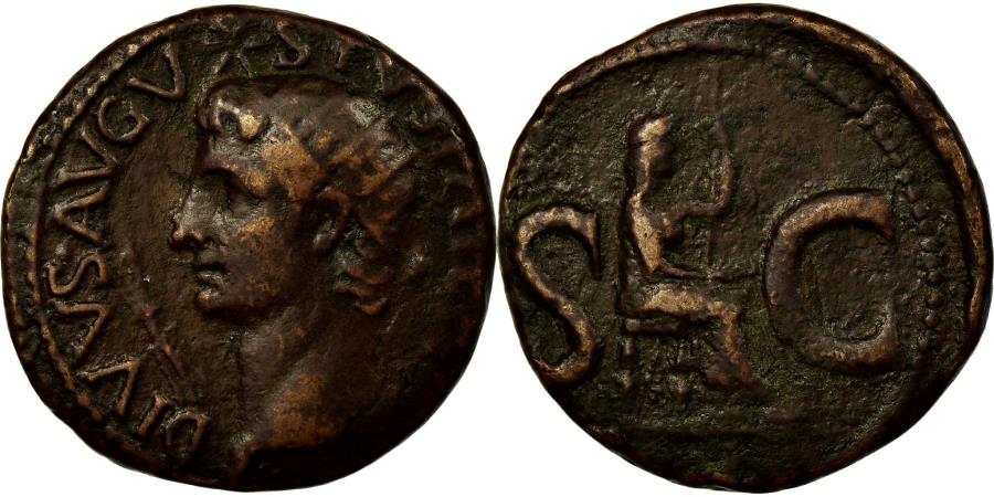 Coin, Augustus, As, 15-16, Rome, , Bronze, RIC:72 | Roman Imperial Coins