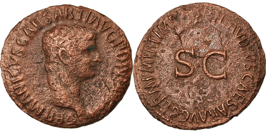 Coin, Germanicus, As, Roma, , Bronze, RIC:106 | Roman Imperial Coins