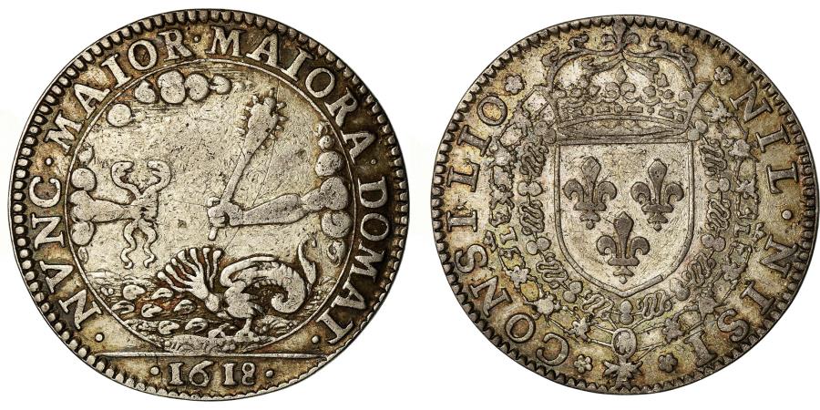 France, Token, Louis XIII, Conseil du Roi, la Révolte des Grands, History