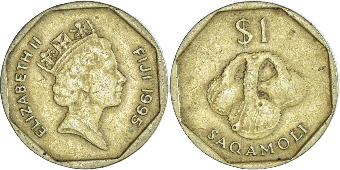 Coin, Fiji, Dollar, 1995 | Australian & Oceanian Coins