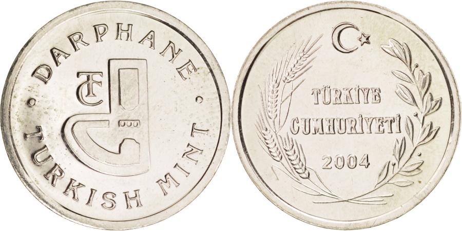 Turkey, Token, Darphane, Turkish Mint, 2004, , Copper-nickel | Tokens ...
