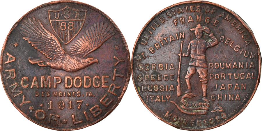United States of America, Token, Camp Dodge des Moines, Army of Liberty