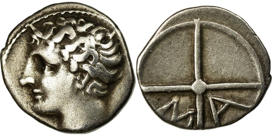 Coin, Massalia, Obol, Marseille, EF(40-45), Silver, SNG Cop:723-8