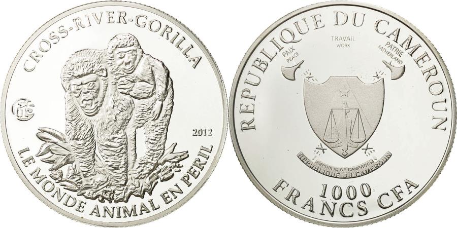 Cameroon, 1000 Francs, 2012, , Silver | African Coins