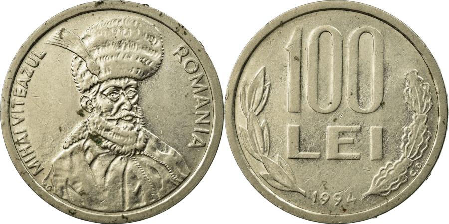 Coin, Romania, 100 Lei, 1994, , Nickel plated steel, KM:111 | European ...