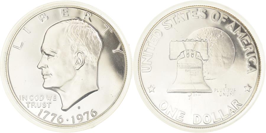 Coin, United States, Eisenhower Dollar, Dollar, 1976, San Francisco, Proof