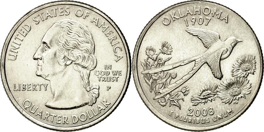 Coin, United States, Quarter, 2008, U.S. Mint, Philadelphia, | Quarters