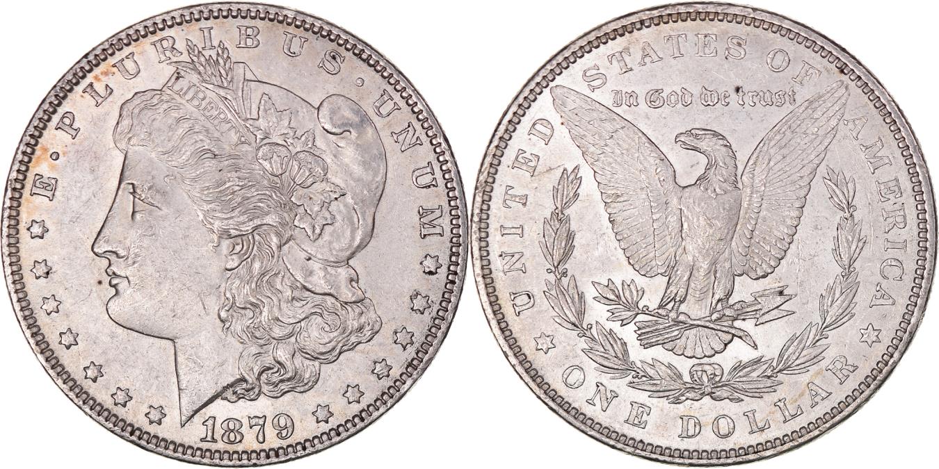 Coin, United States, Morgan dollar, 1879, Philadelphia, , Silver