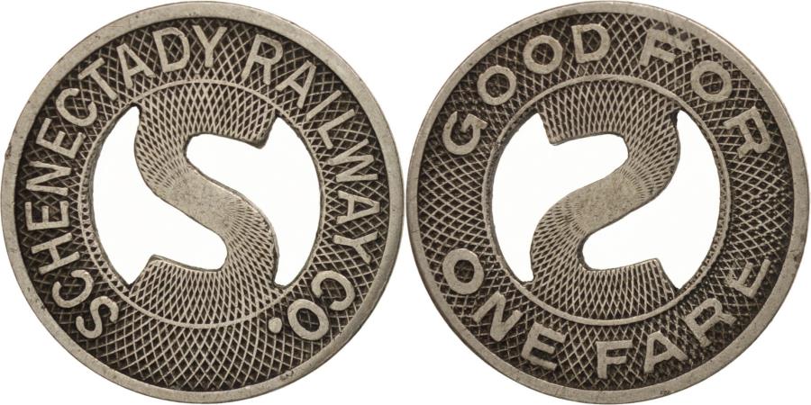 United States, Schenectady Railway Company, Token | Tokens & Medals