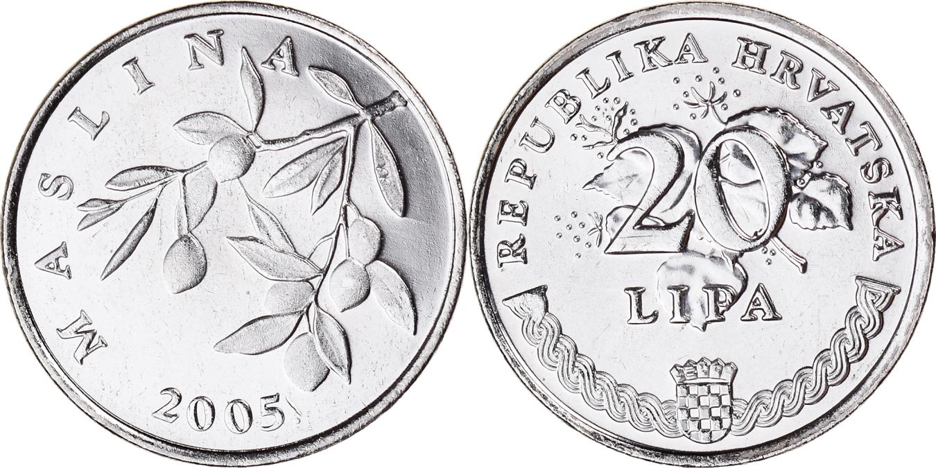 Coin, Croatia, 20 Lipa, 2005., , Copper-Nickel-Zinc | European Coins
