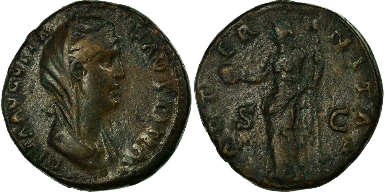 Coin, Faustina I, Dupondius, , Bronze, Cohen:38 | Roman Imperial Coins