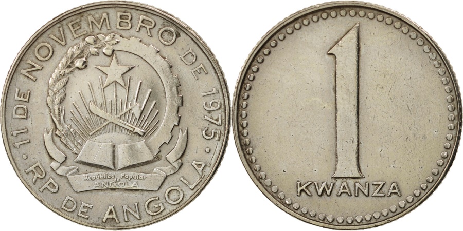 Angola, Kwanza, 1977, , Copper-nickel, KM:83 | African Coins